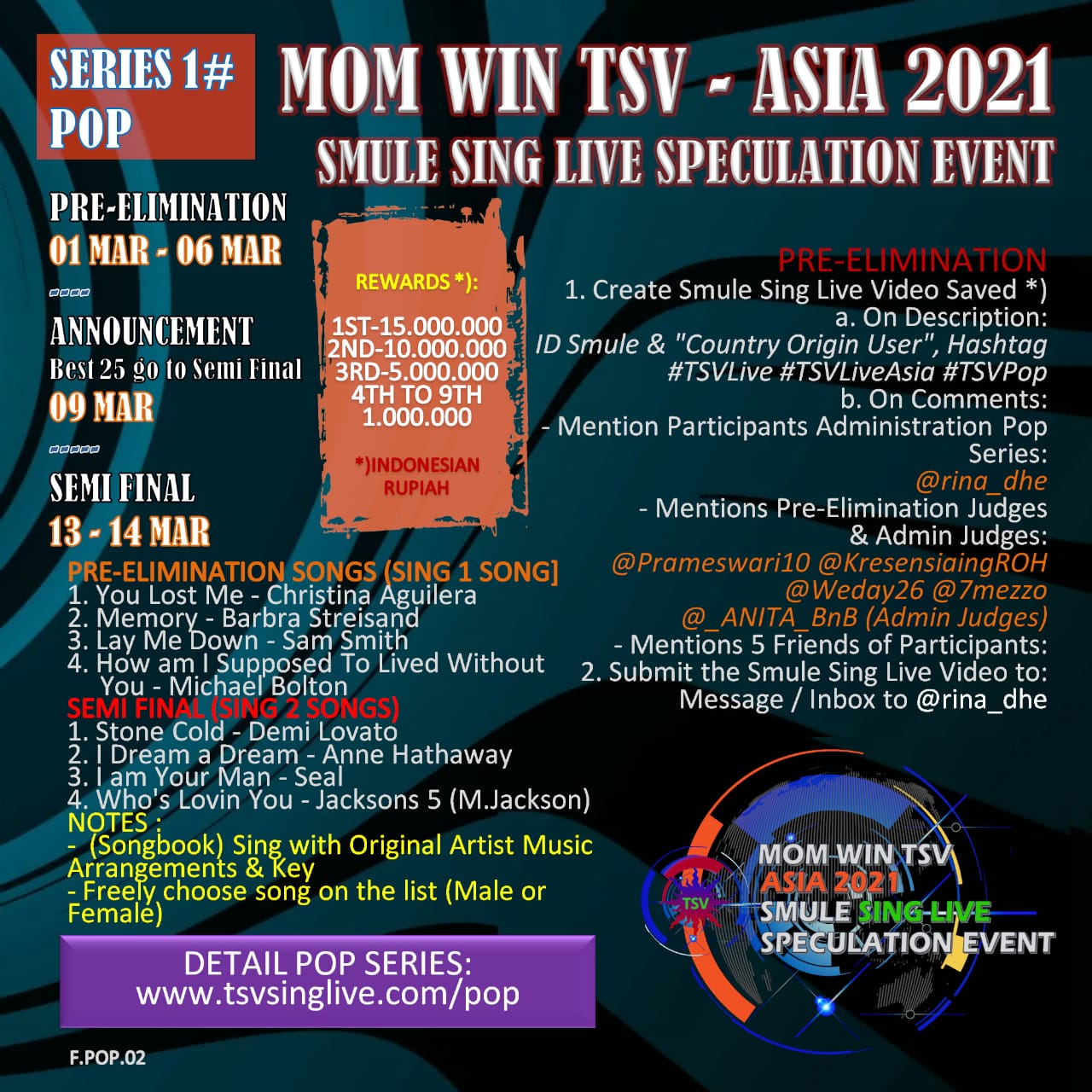 Pop – TSV Sing Live